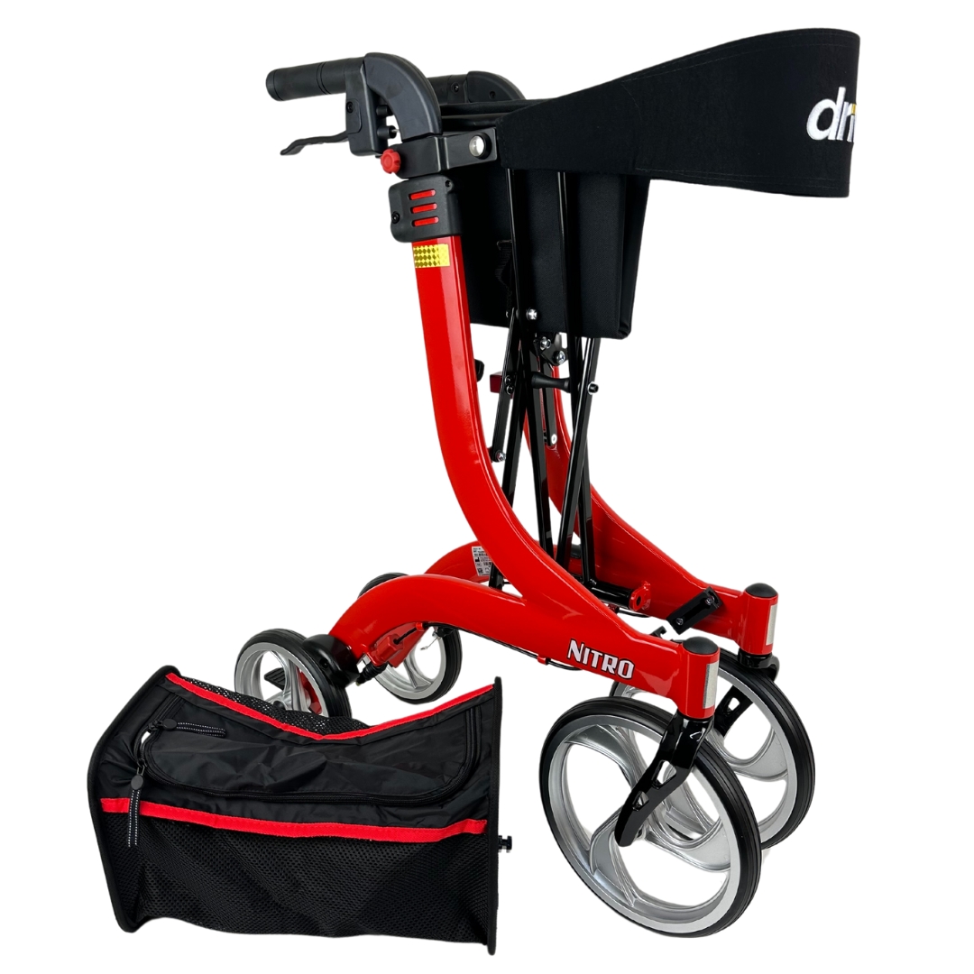 Drive Nitro Rollator – Lichtgewicht en Stijlvol voor Binnen en Buiten ...